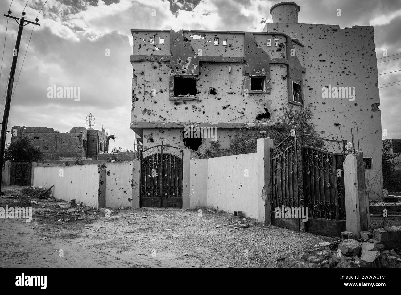 On the former frontline, Tripoli, Libya 2021 Stock Photo - Alamy