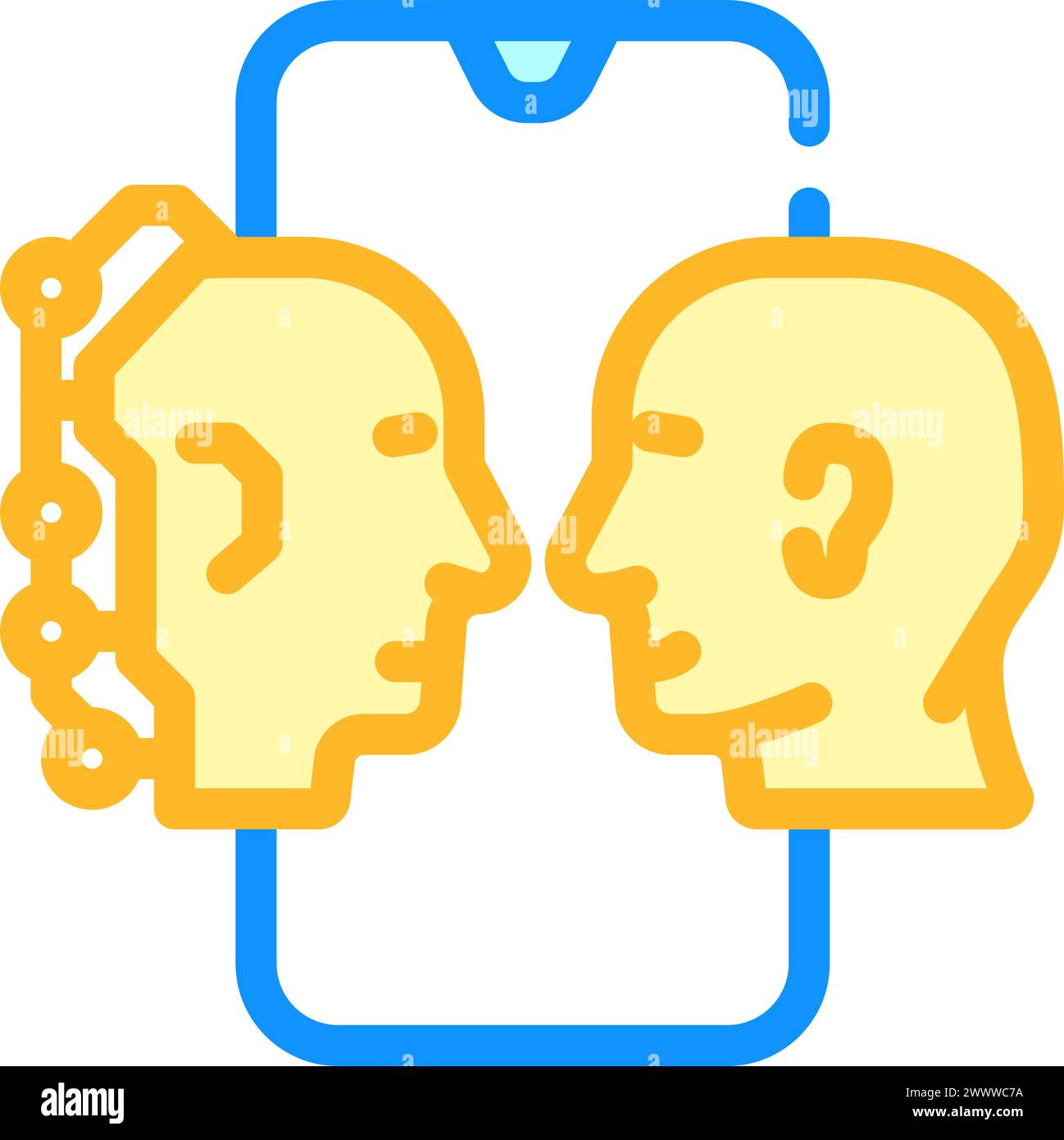 Human Computer Interaction Hci Color Icon Vector Illustration Stock Vector Image And Art Alamy