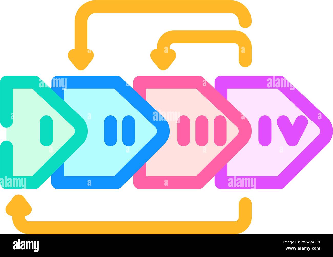 user centered design ucd color icon vector illustration Stock Vector ...