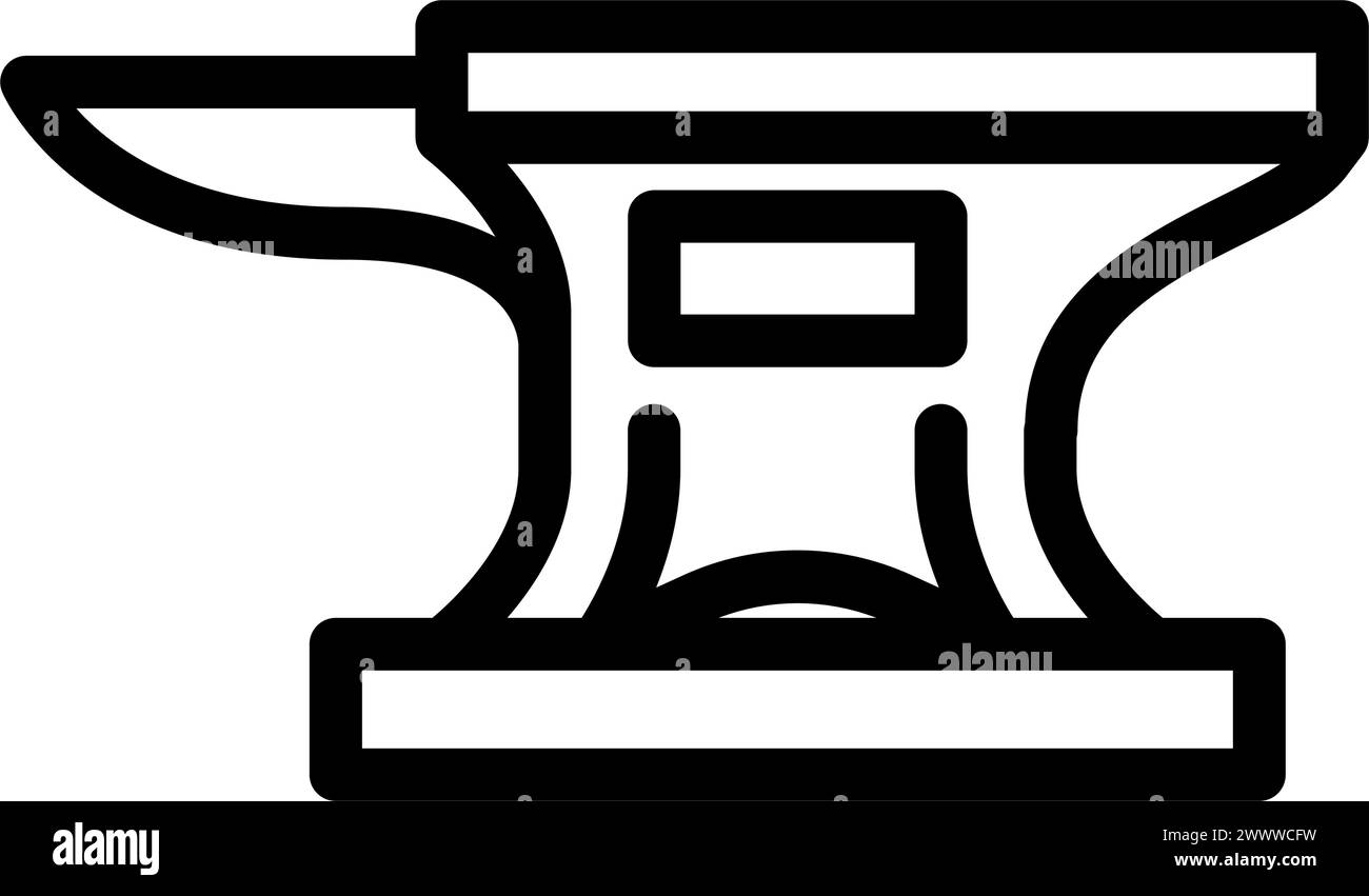 Medieval blacksmith shop Stock Vector Images - Alamy