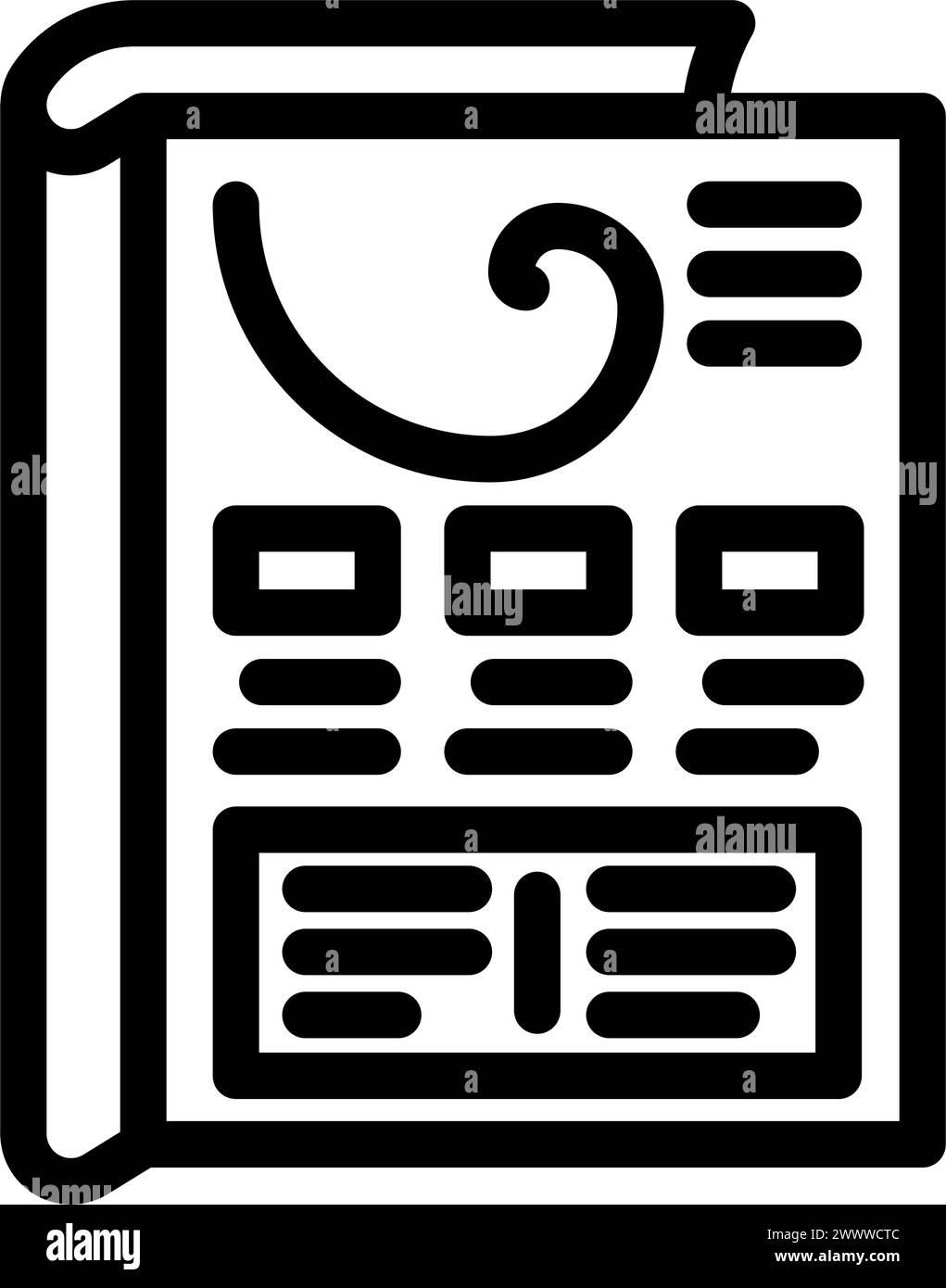 wizard of oz testing ux ui line icon vector illustration Stock Vector ...