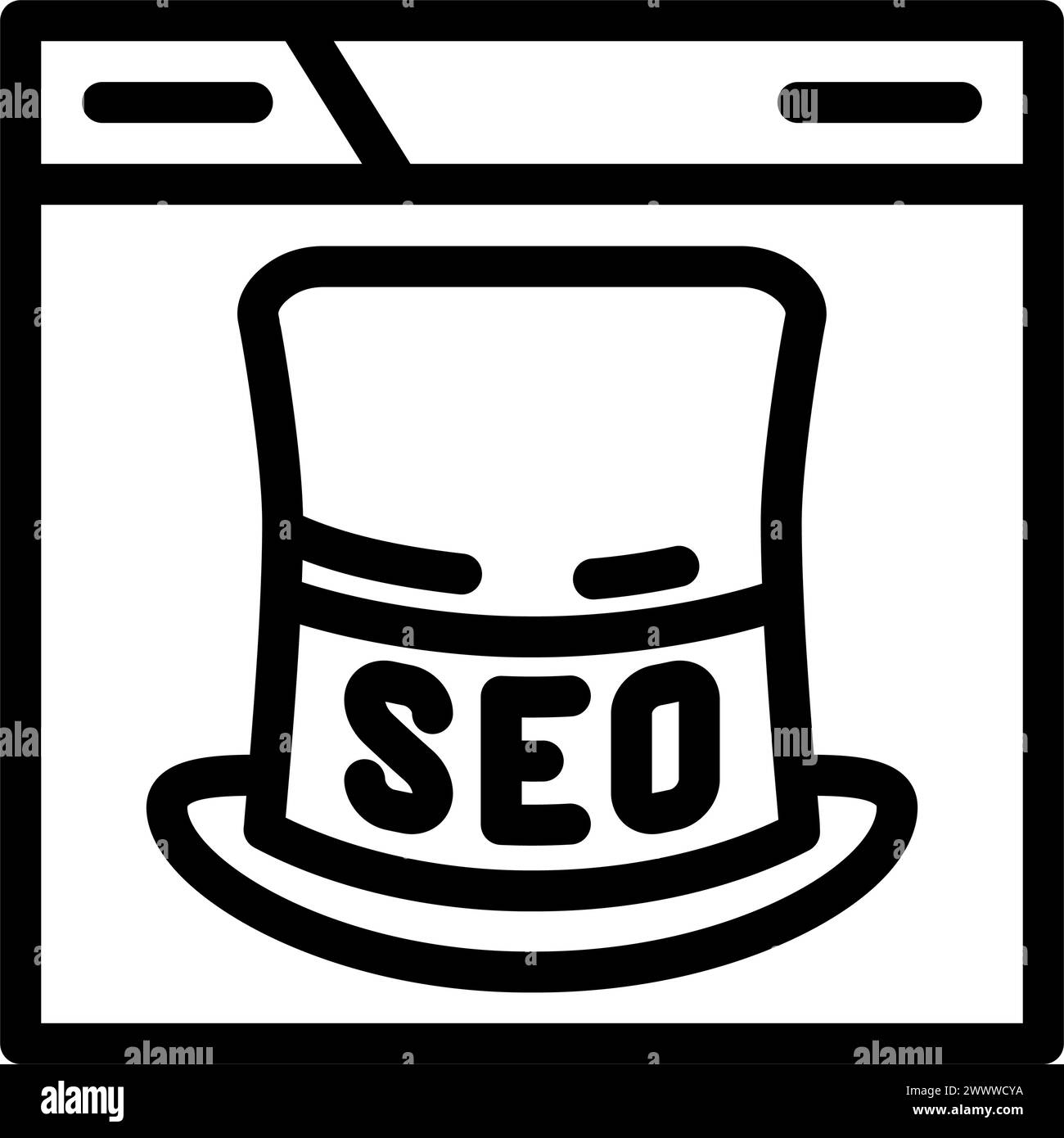 Black hat seo Stock Vector Images - Alamy