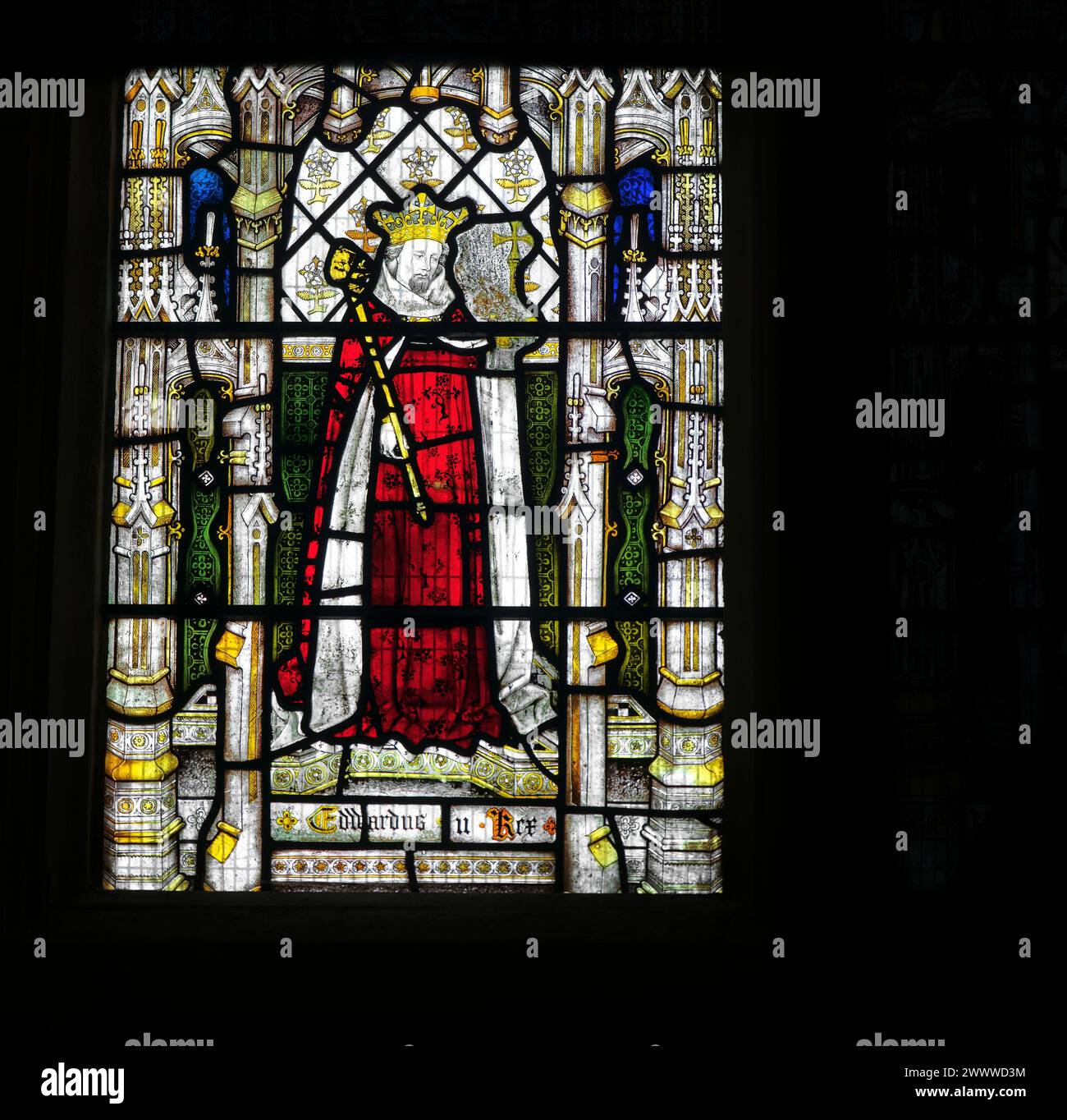 King Edward II of England Stock Photo - Alamy