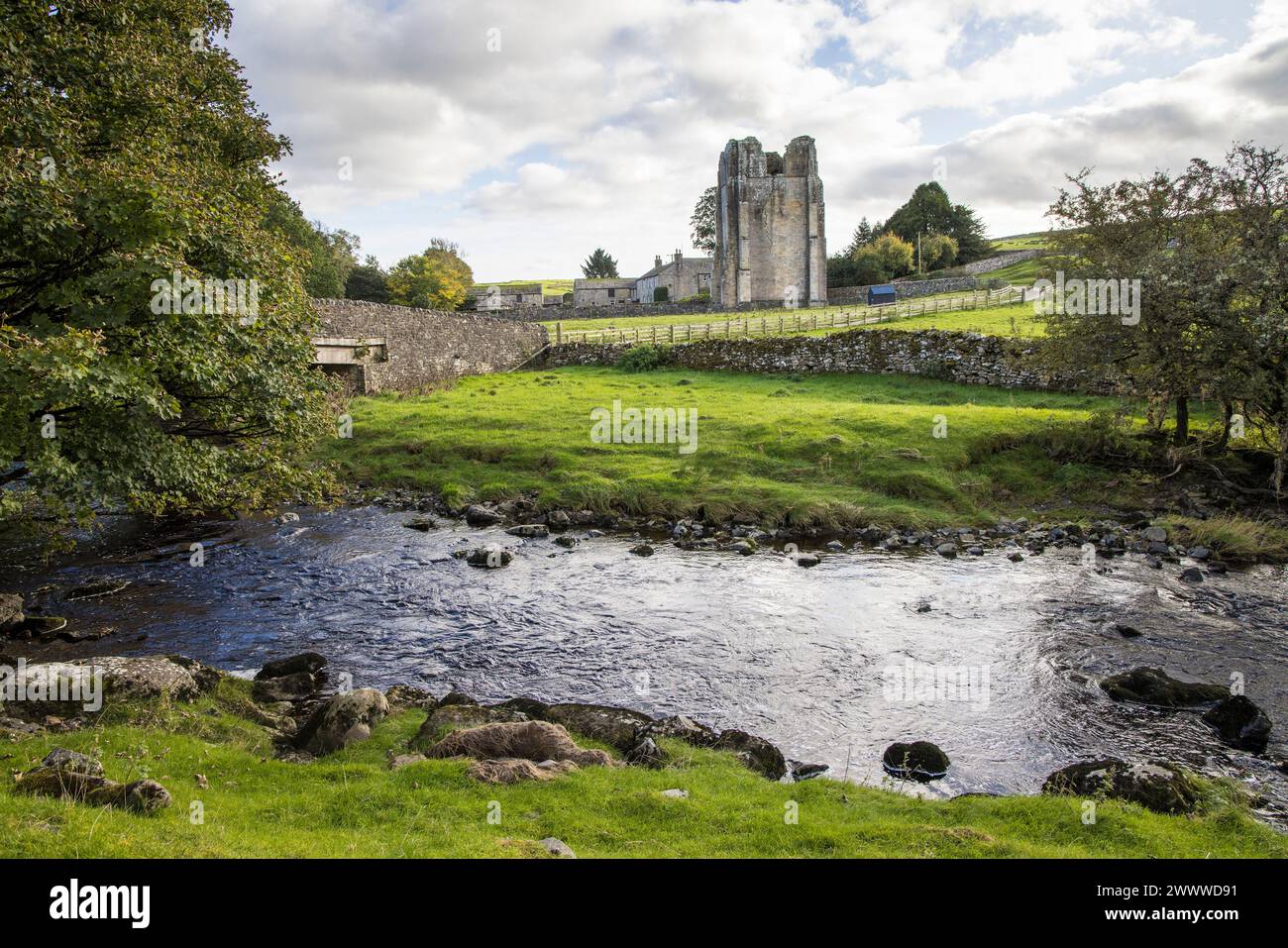 Ruins of Shap Abbey, Cumbria, England, UK Stock Photo - Alamy