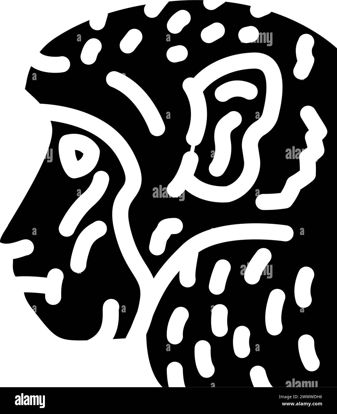 monkey animal glyph icon vector illustration Stock Vector Image & Art ...