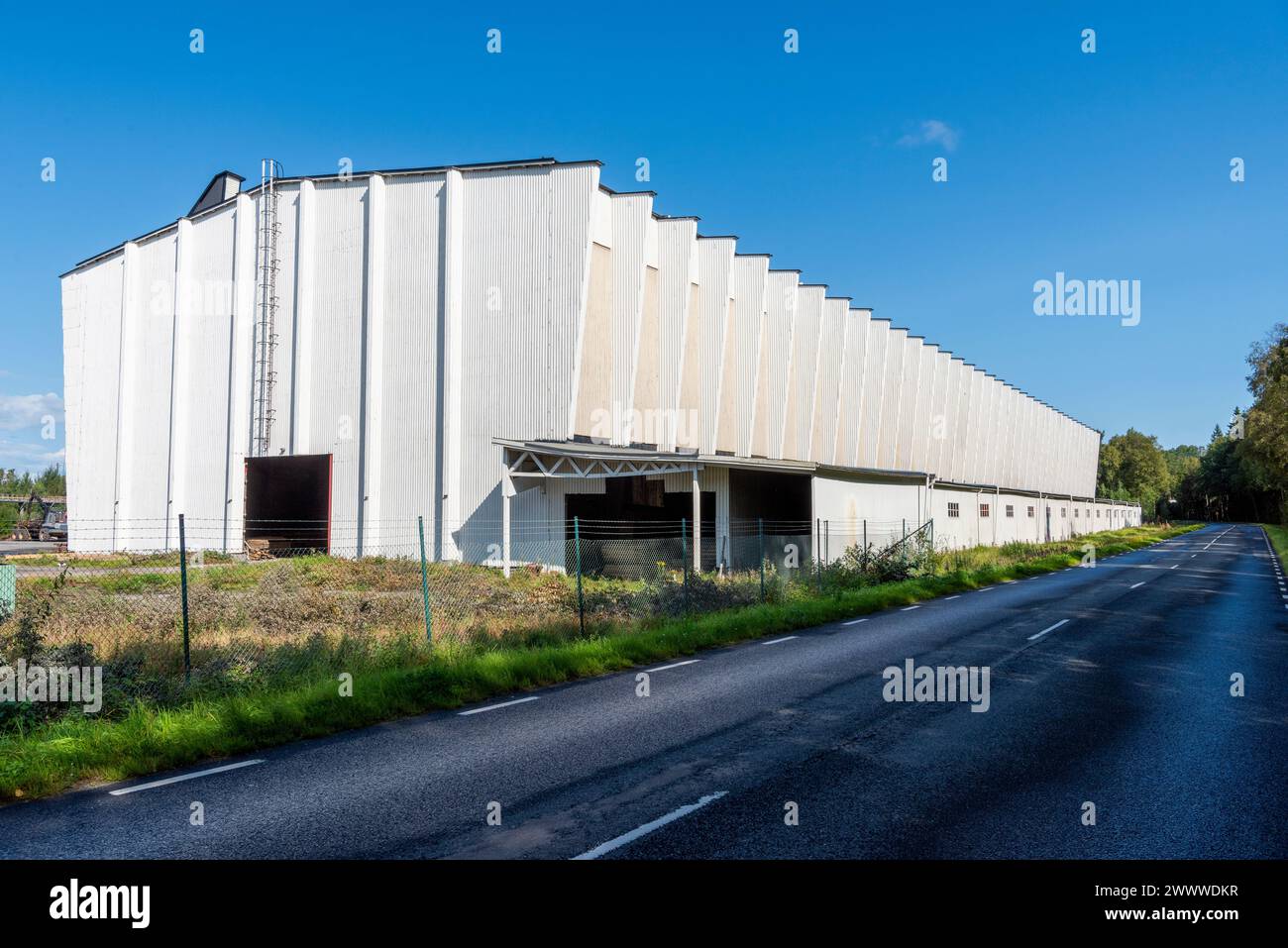 Noaks Ark, virkesmagasin, Borohus, Landsbro, Sweden Stock Photo - Alamy
