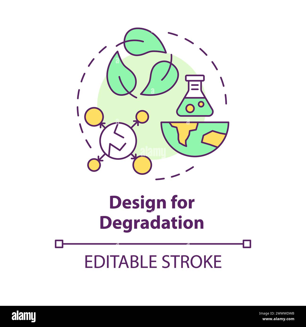 Design for degradation multi color concept icon Stock Vector Image & Art - Alamy