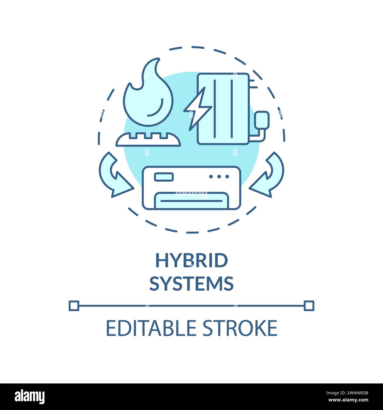 Hybrid systems soft blue concept icon Stock Vector Image & Art - Alamy Hybrid systems soft blue concept icon Stock Vector Image & Art - Alamy