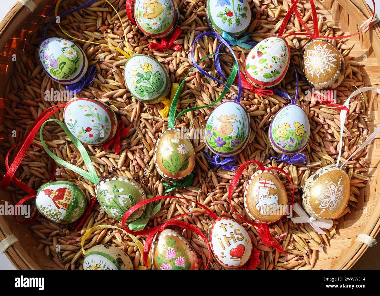 Easter egg decorations by Heidi Rohrmoser from Kremsmünster in Upper ...