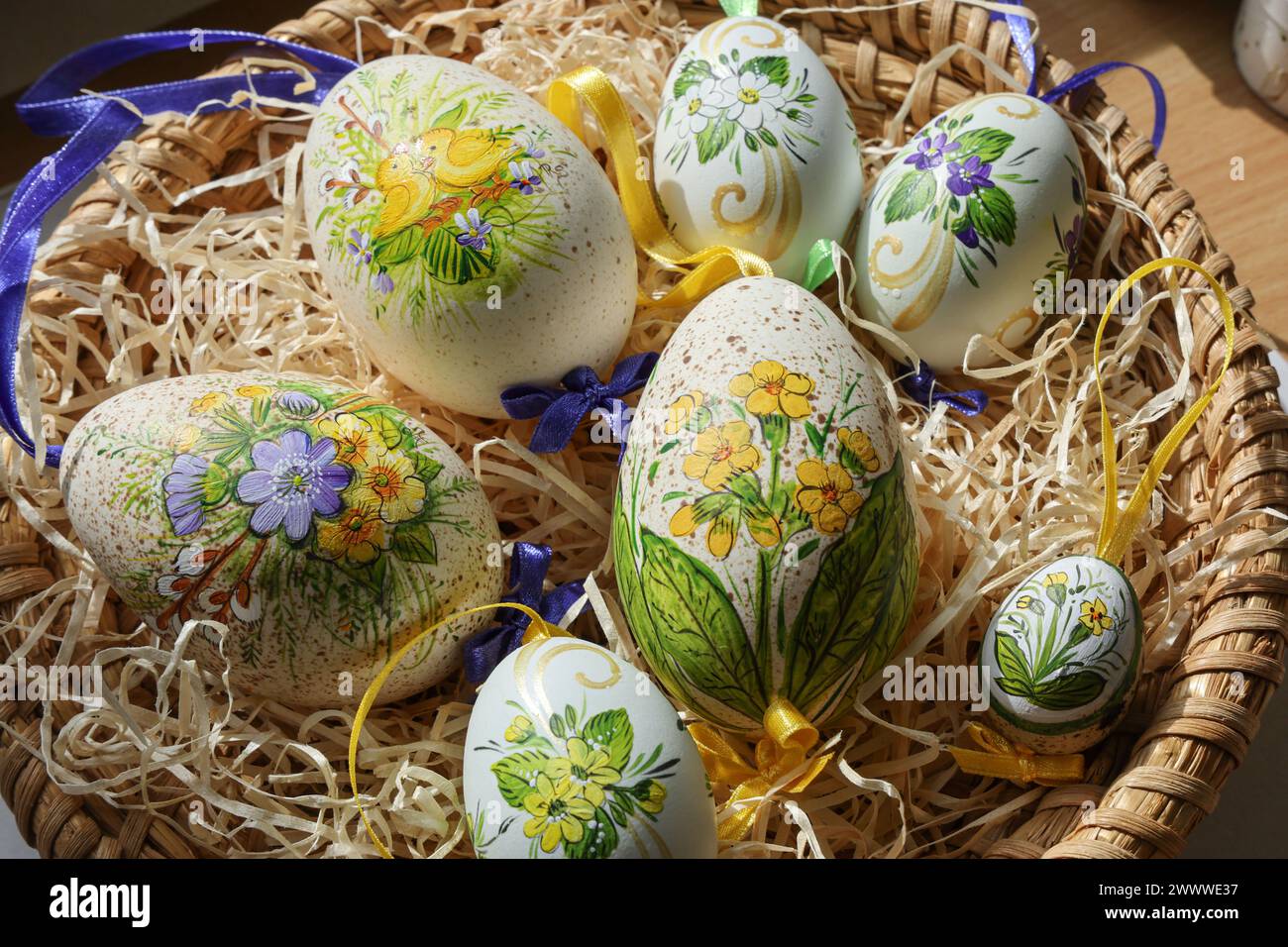 Easter egg decorations by Heidi Rohrmoser from Kremsmünster in Upper ...