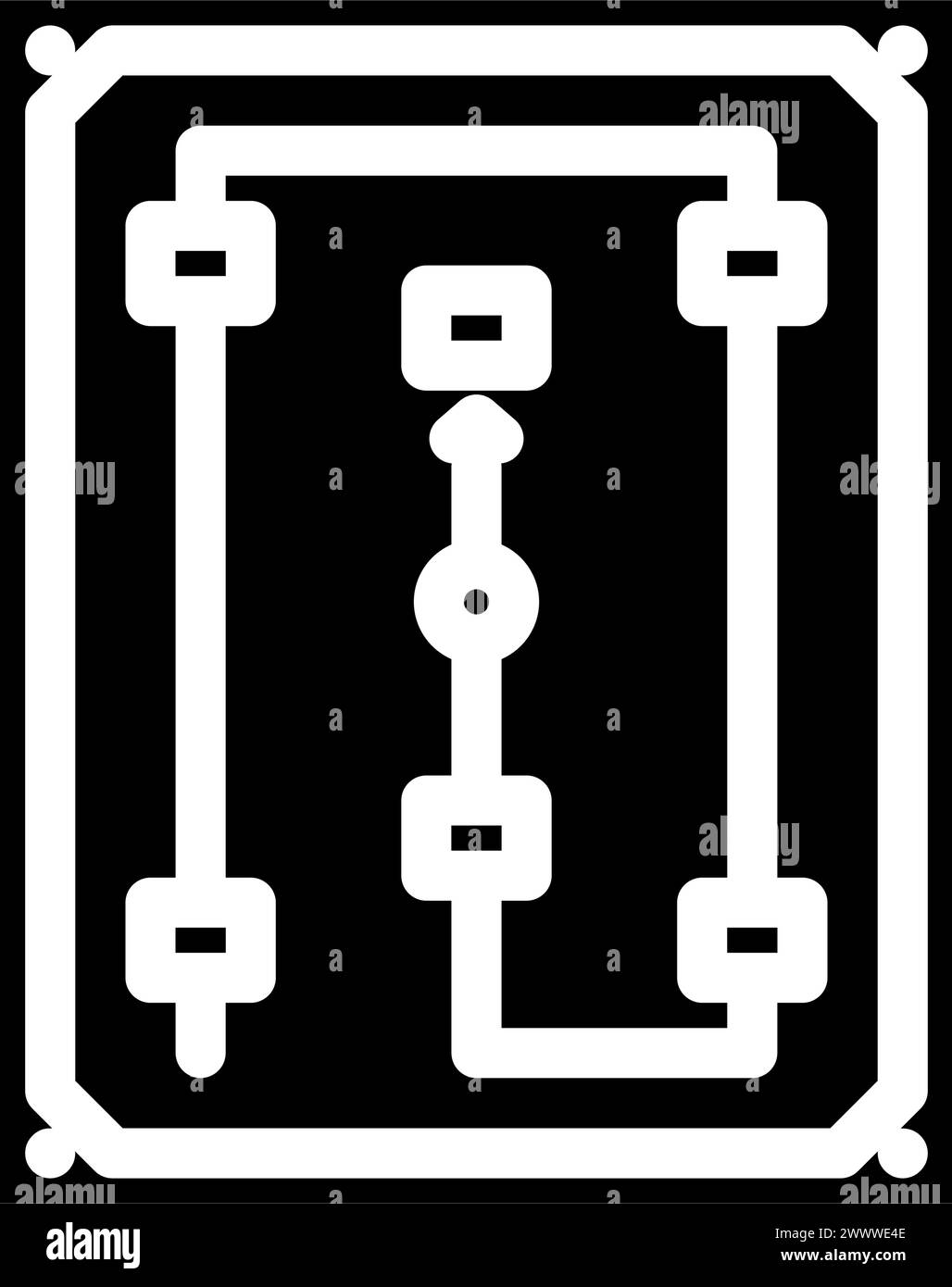 court croquet game glyph icon vector illustration Stock Vector Image ...