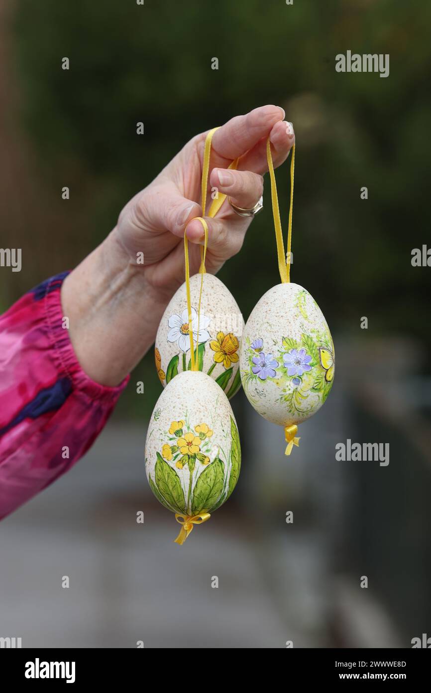 Easter egg decorations by Heidi Rohrmoser from Kremsmünster in Upper ...