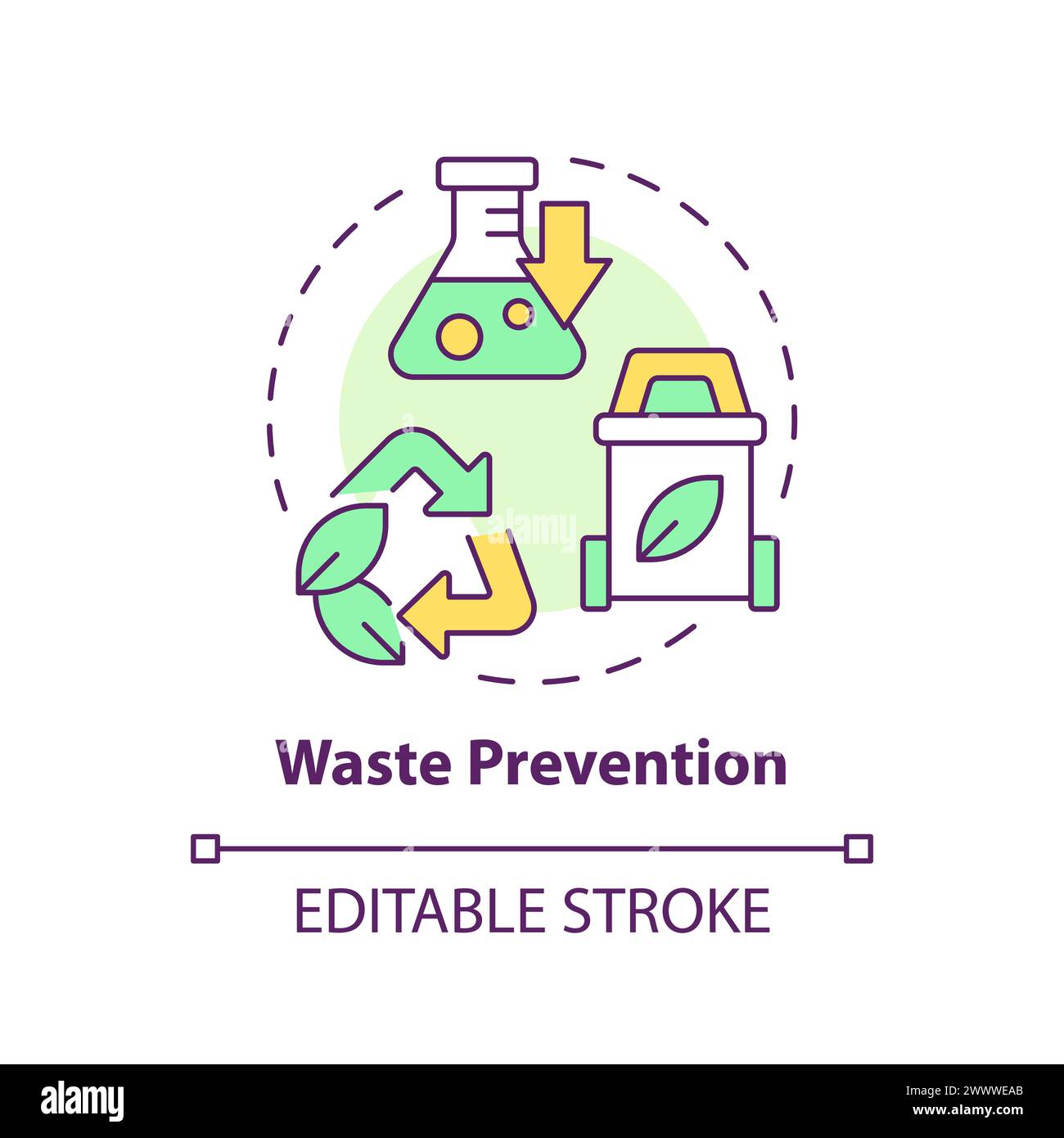 Plastic reprocessing Stock Vector Images - Alamy