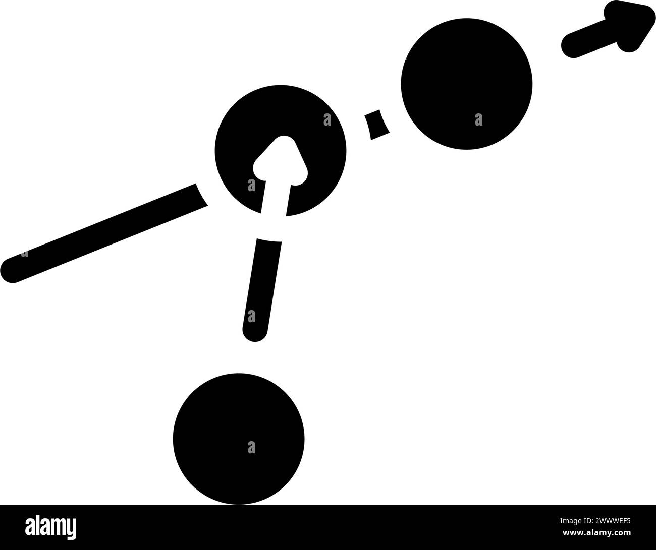 rush croquet game glyph icon vector illustration Stock Vector Image ...