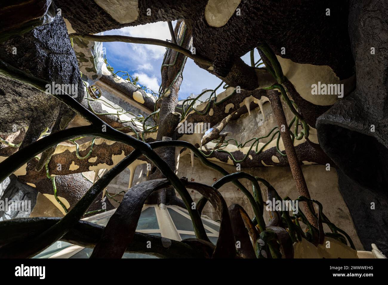 The Crazy House of Da Lat in Vietnam Stock Photo - Alamy
