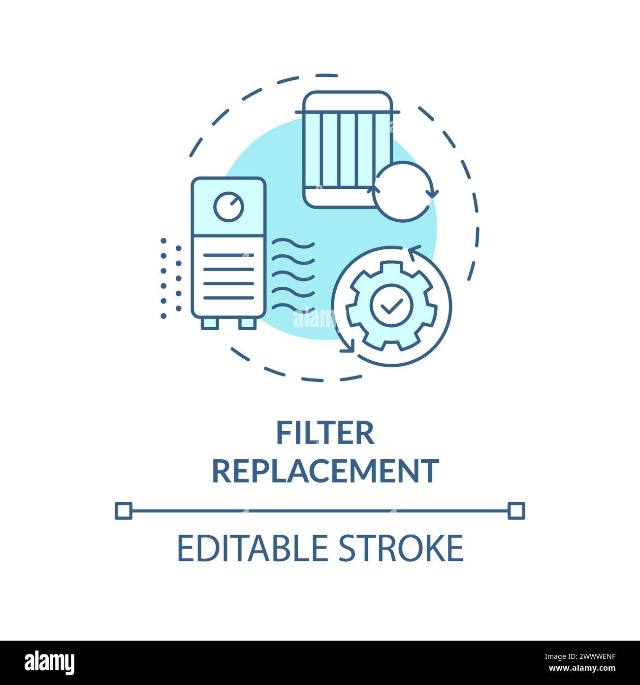 Modern device replacement Stock Vector Images - Alamy