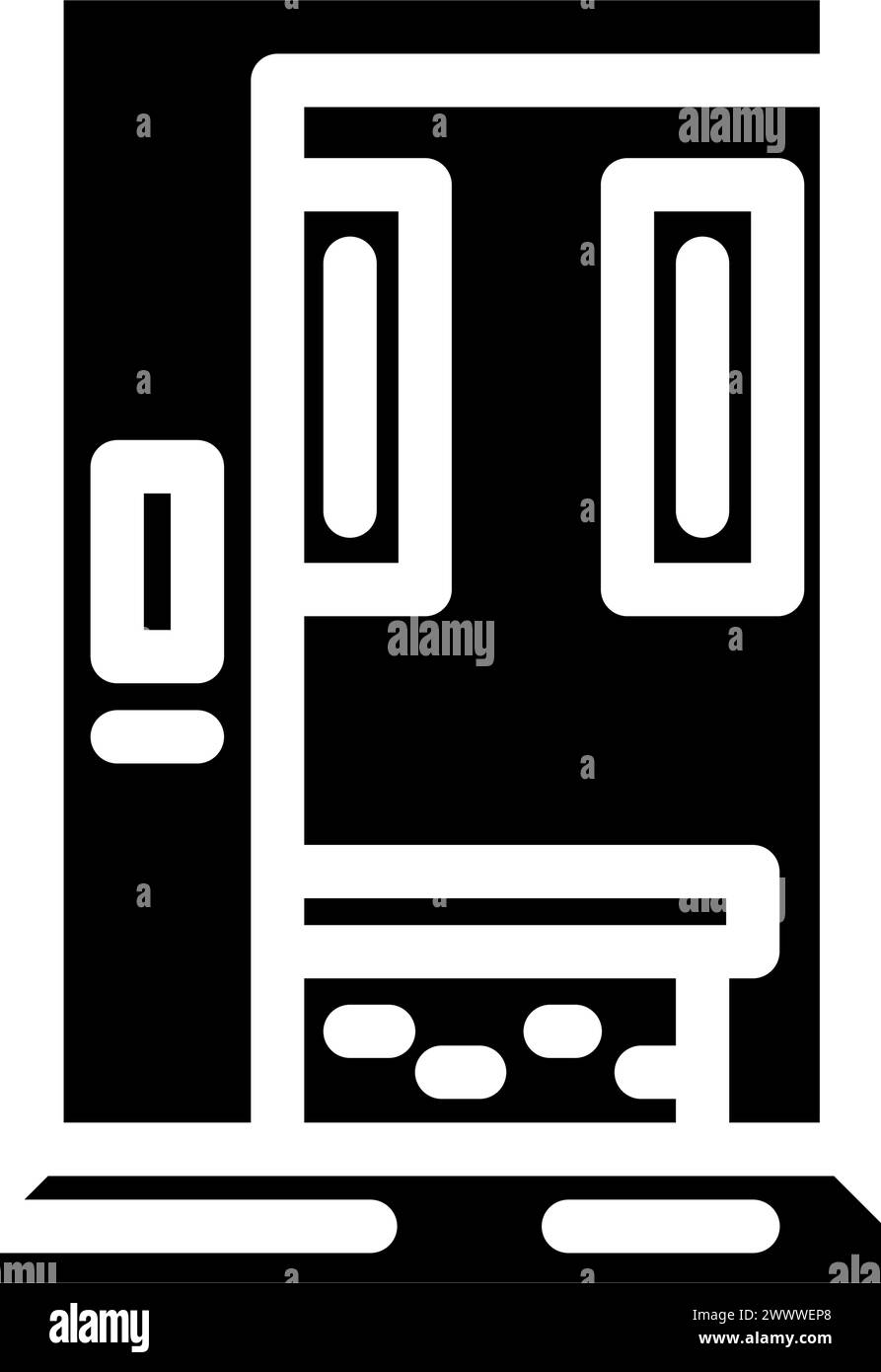 infrared sauna glyph icon vector illustration Stock Vector Image & Art ...