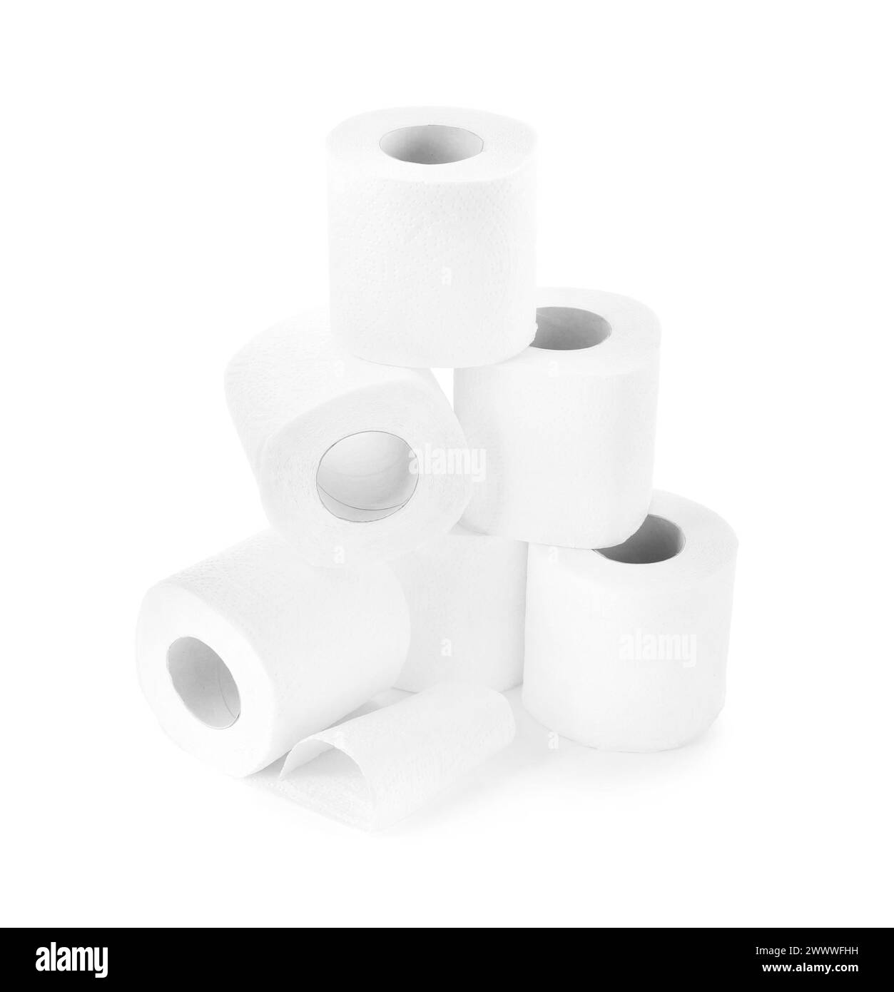 Toilet rolls isolated Black and White Stock Photos & Images - Alamy