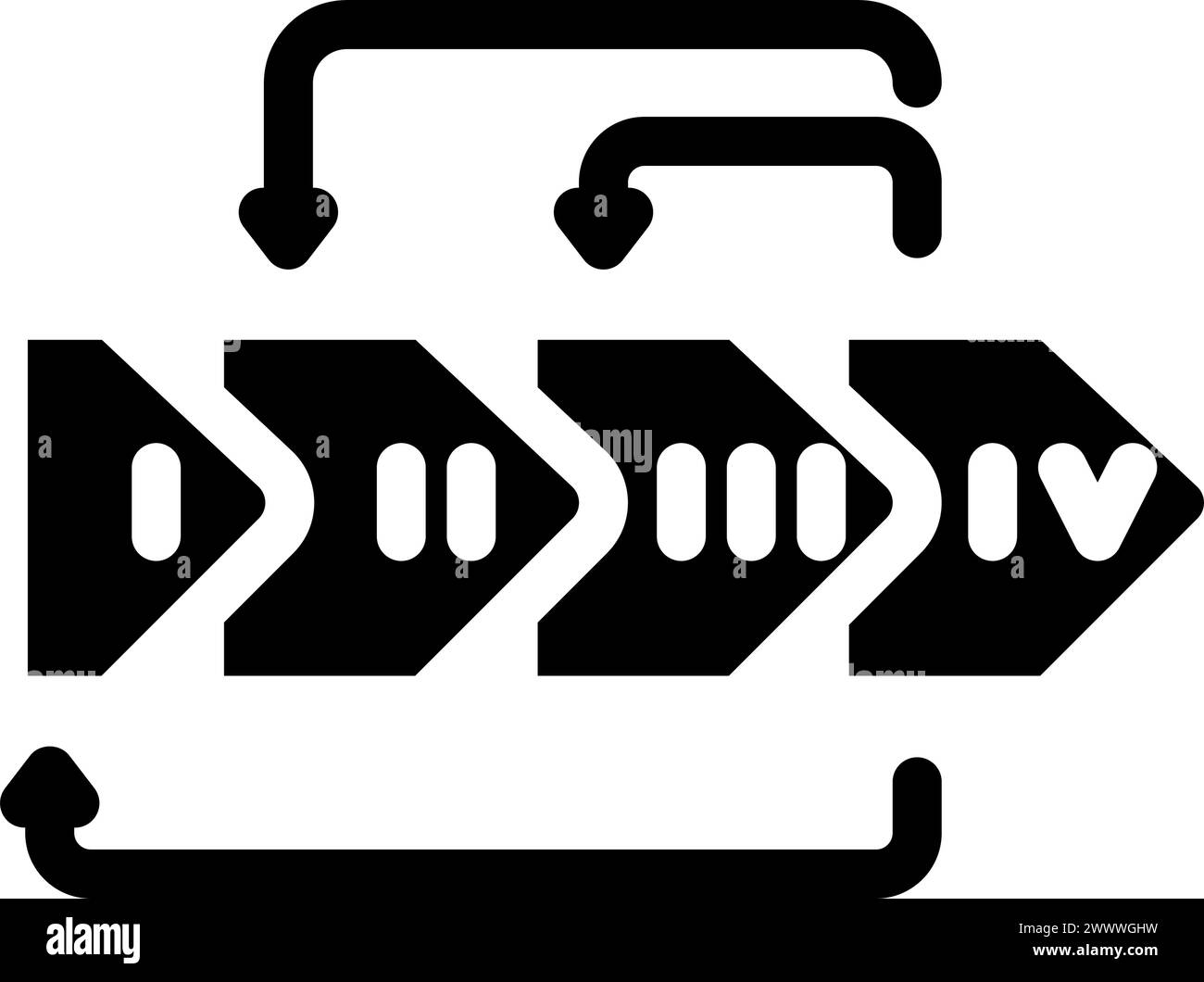 user centered design ucd glyph icon vector illustration Stock Vector ...