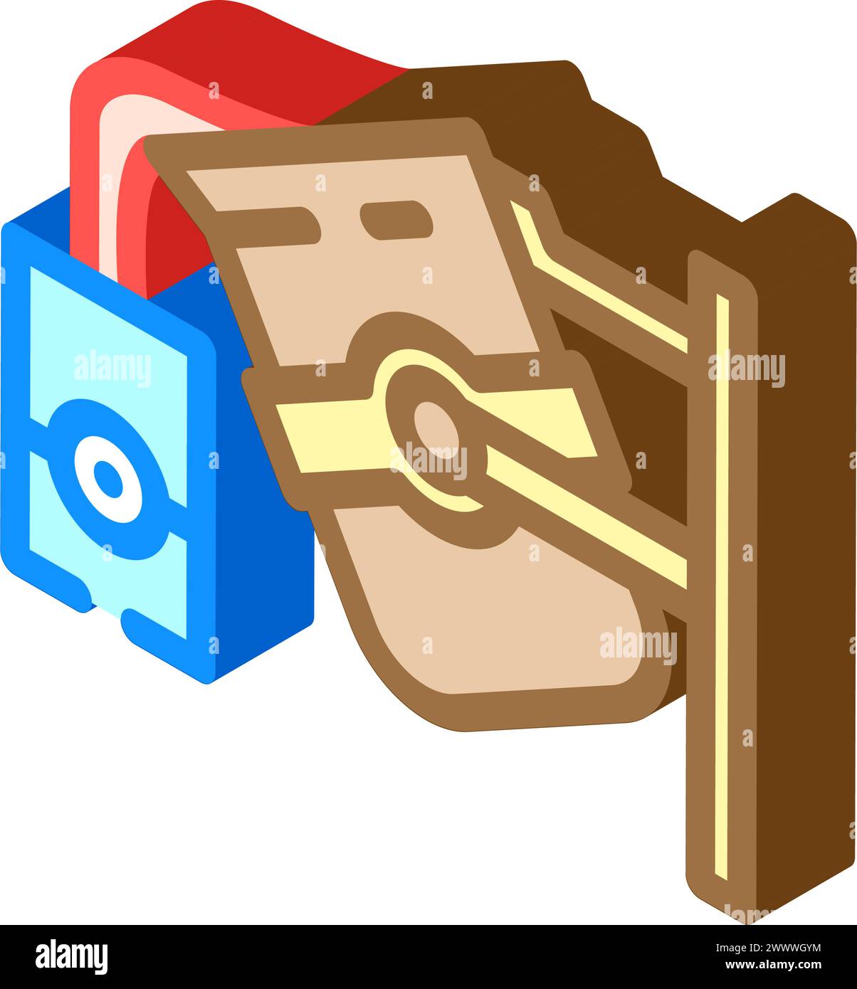 hot metal blacksmith isometric icon vector illustration Stock Vector ...