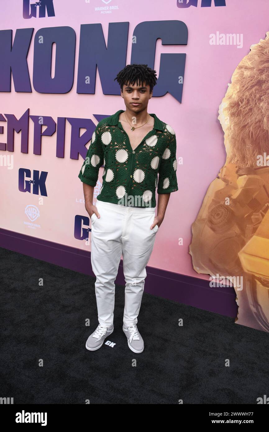 Hollywood, California, USA 25th March 2024 Lyon Daniels attends Warner ...