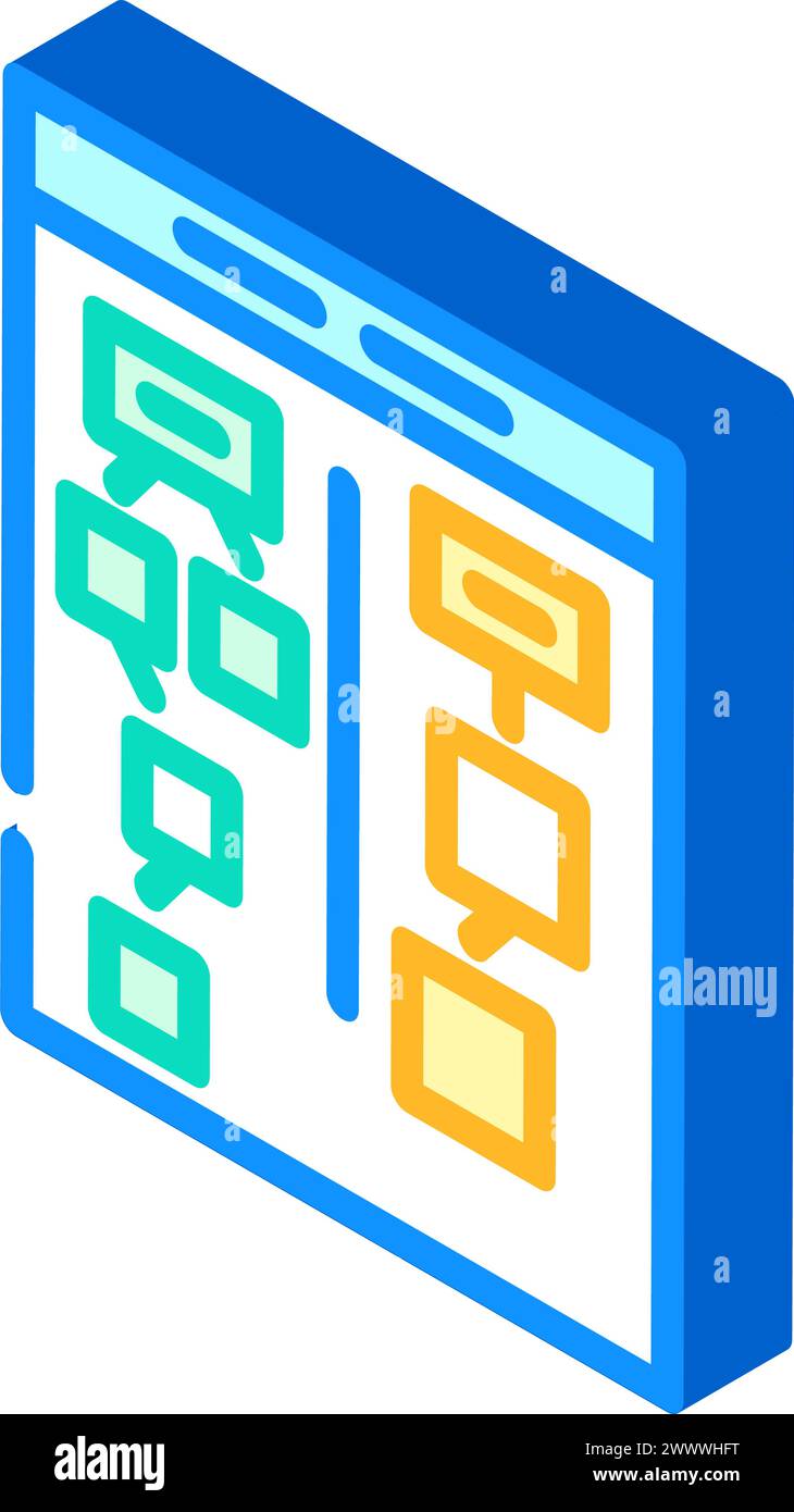 affinity diagram ux ui design isometric icon vector illustration Stock ... affinity diagram ux ui design isometric icon vector illustration Stock ...