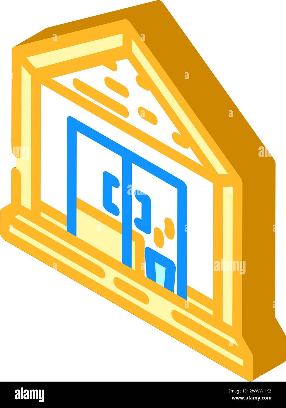 sauna isometric icon vector illustration Stock Vector Image & Art - Alamy