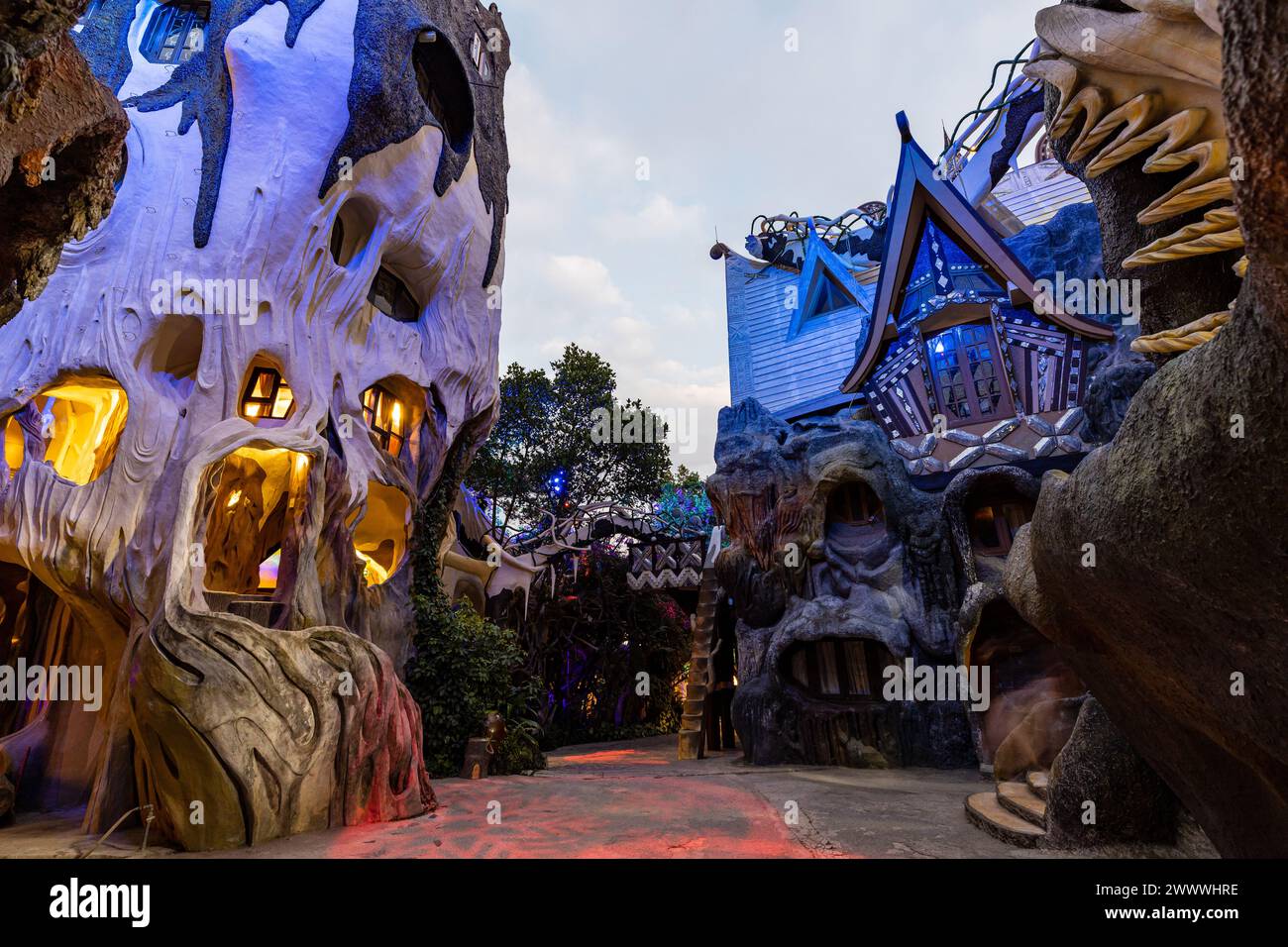 The Crazy House of Da Lat in Vietnam Stock Photo - Alamy
