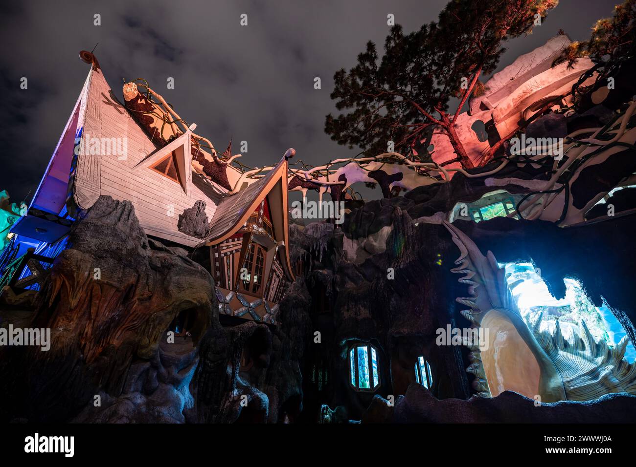 The Crazy House of Da Lat in Vietnam Stock Photo - Alamy