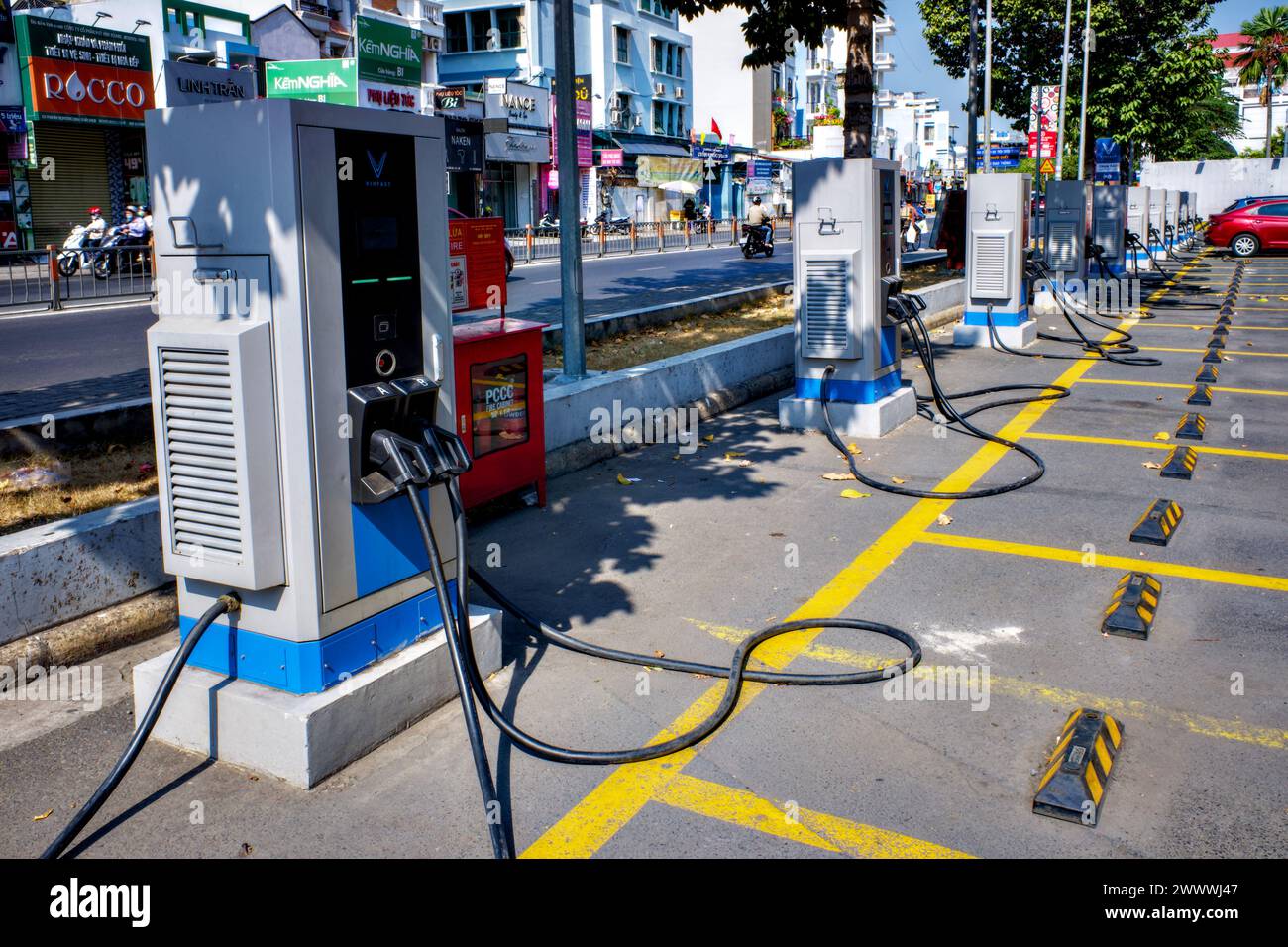 Vinfast Charging Station, Ho Chi Minh City, Vietnam Stock Photo - Alamy