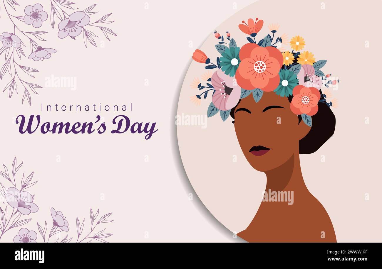 International Women's Day 8 March Vector Illustration Stock Vector ...