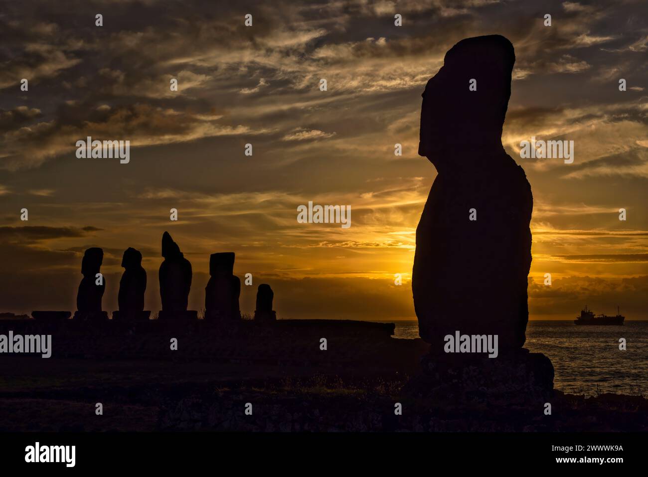 Easter Island, Chile. 27th Dec 2023. Rapa Nui National Park was listed ...