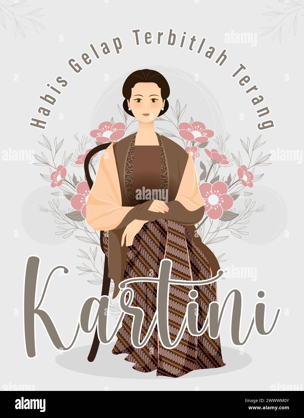 Selamat Hari Kartini Means Happy Kartini Day. Kartini is Indonesian ...