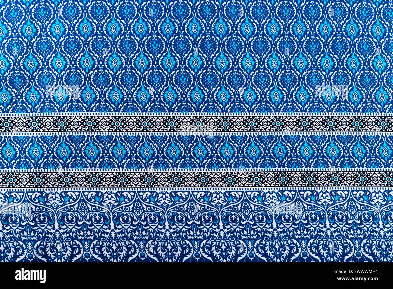 Colorful batik cloth fabric background Stock Photo - Alamy