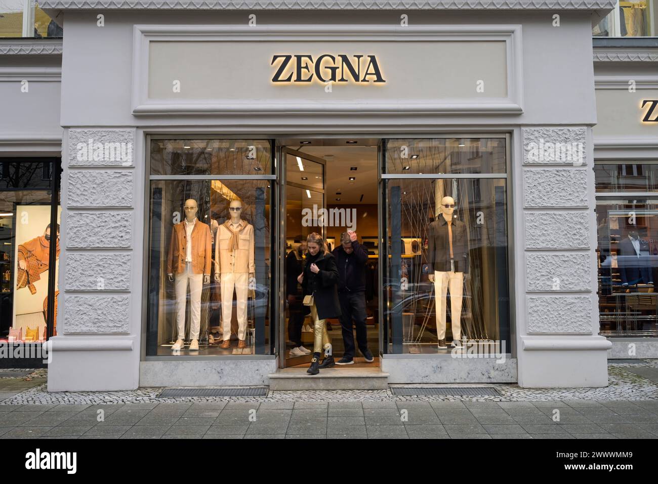 Zegna logo hi-res stock photography and images - Alamy