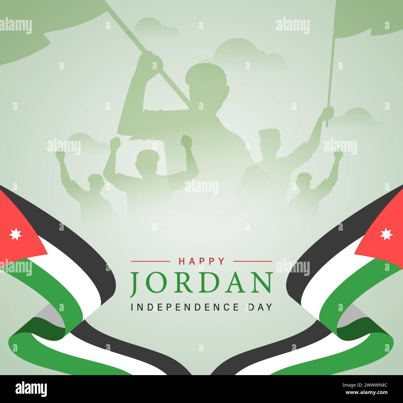 Jordan independence Stock Vector Images - Alamy