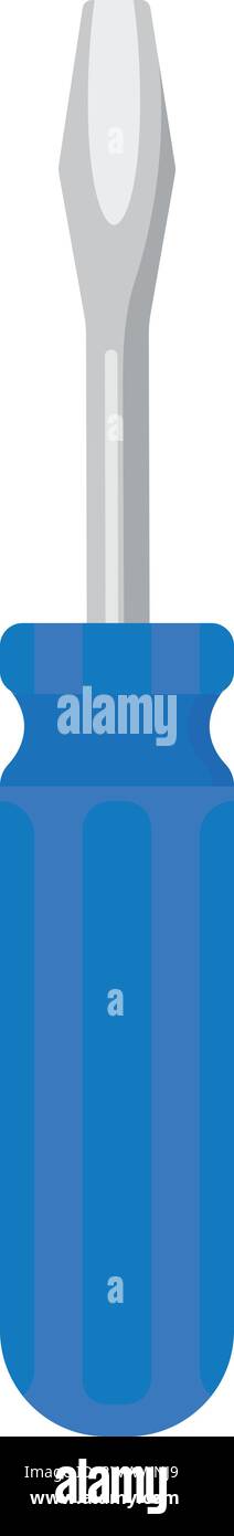 Plastic screwdriver icon cartoon vector. Worker repair object Stock ...