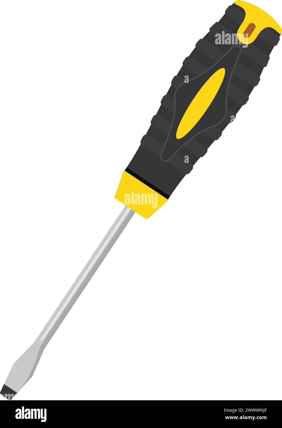 Implement tool work icon cartoon vector. Cross driver tool Stock Vector ...