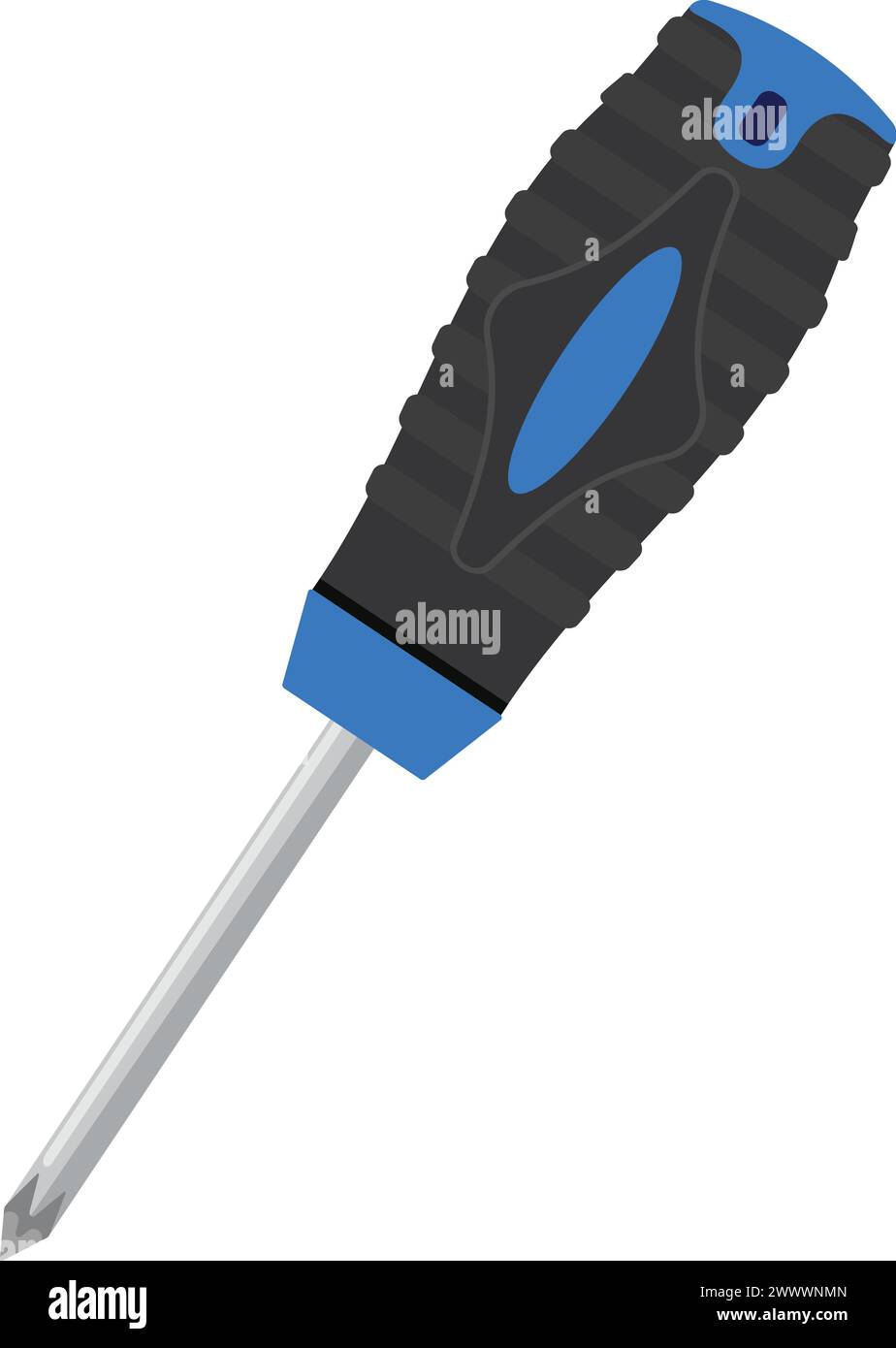 Handle tool screwdriver icon cartoon vector. Trade home work Stock ...