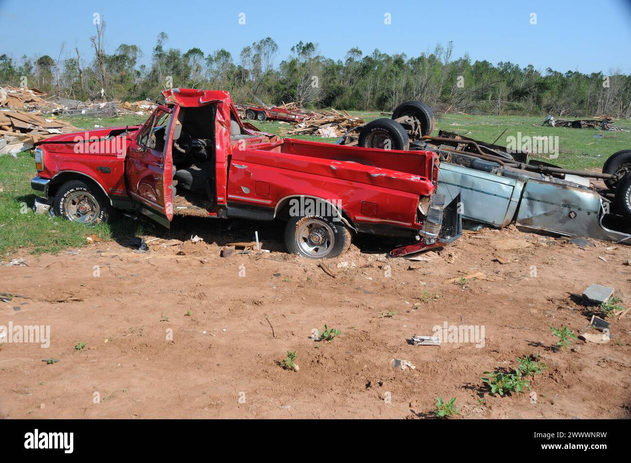 Tornado wreck hi-res stock photography and images - Alamy