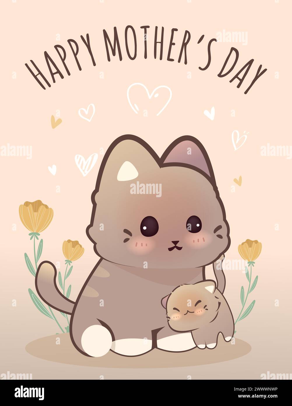 Hi mum Stock Vector Images - Alamy