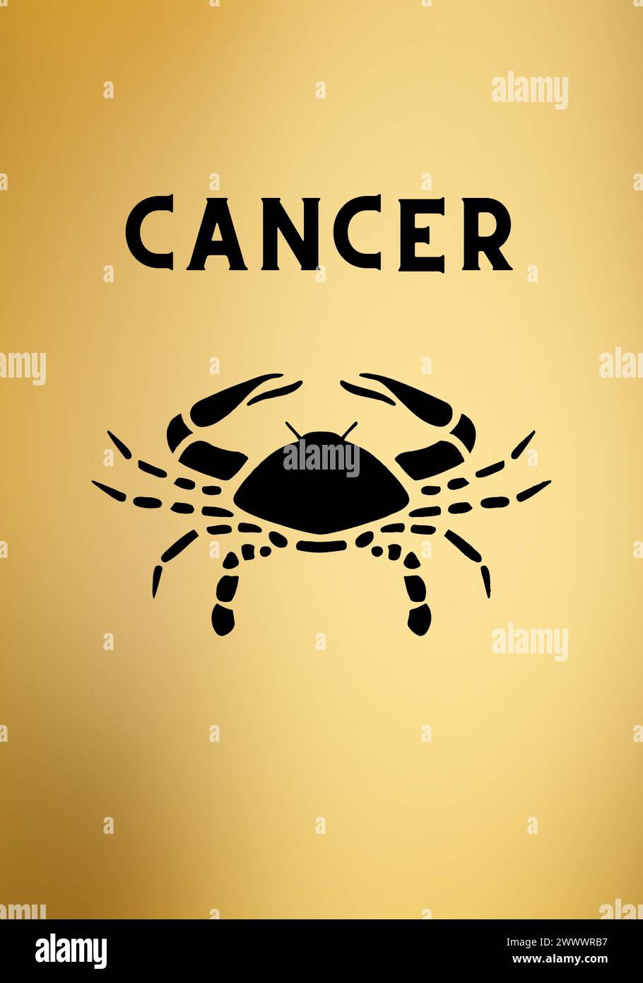 Cancer zodiac symbol hi-res stock photography and images - Alamy