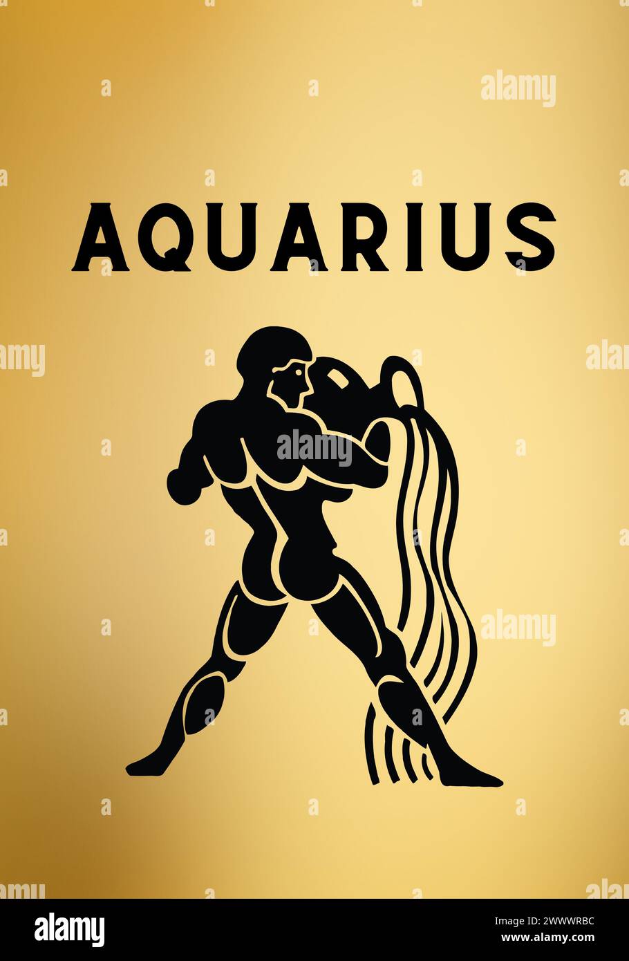 Aquarius logo hi-res stock photography and images - Alamy