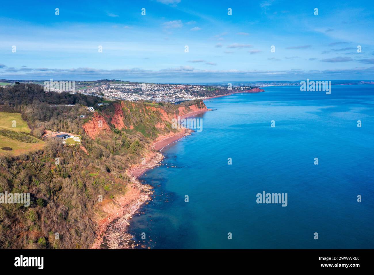 Babbacombe Bay, Maidencombe, Devon, England, United Kingdom, Europe ...