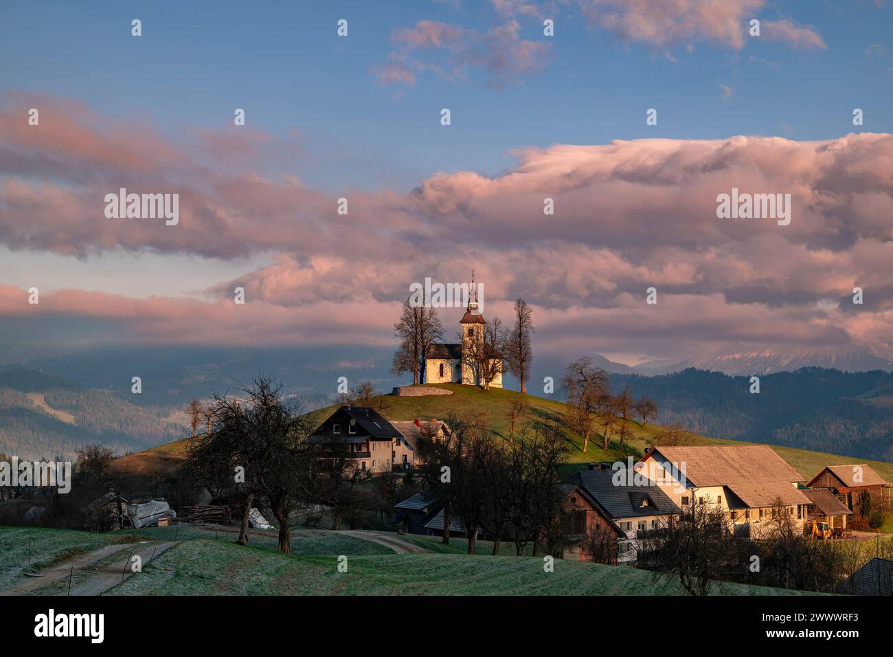 Iconic St Thomas Church in Slovenia Stock Photo - Alamy