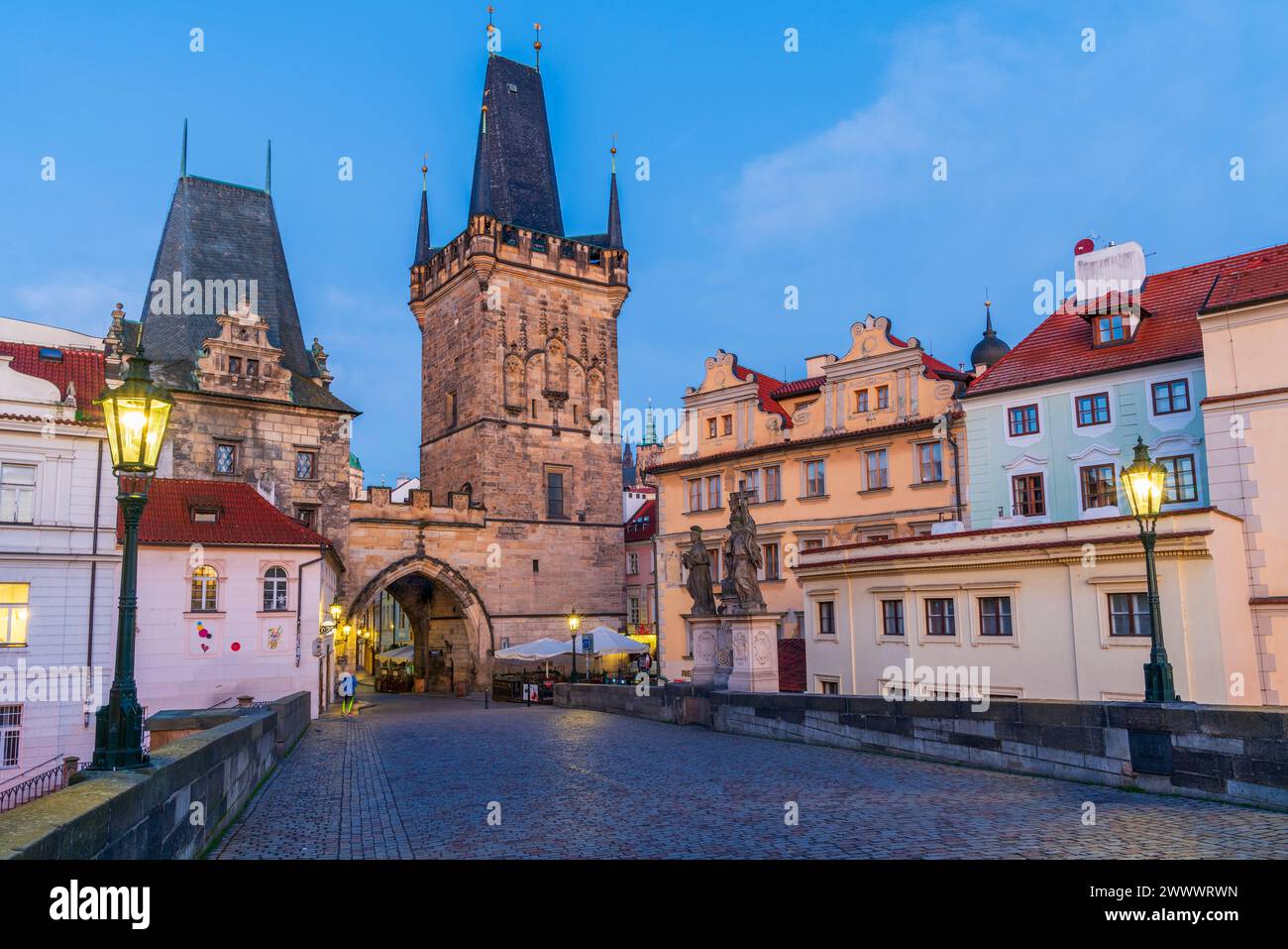 Lesser Town Bridge Tower Malostranská mostecká věž seen from Charles ...