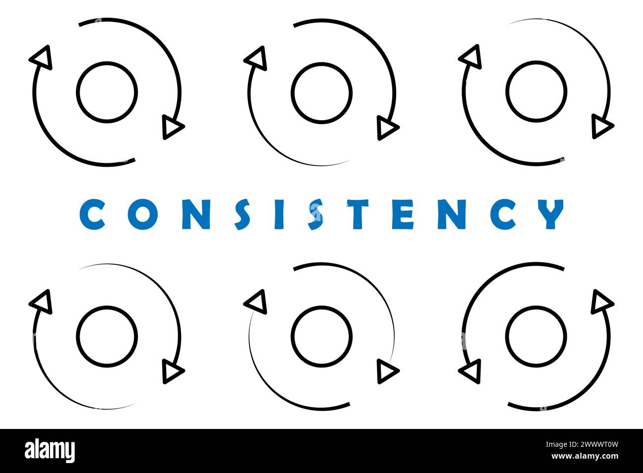 Consistency thin linear technology network outline icon Stock Vector Image & Art - Alamy