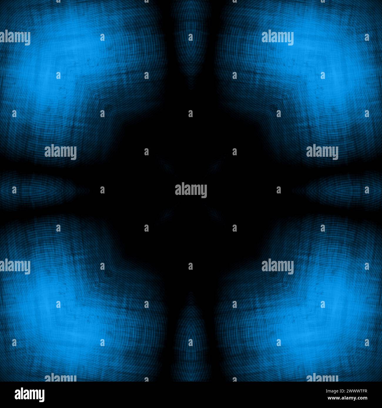 Black background with abstract grunge blue border Stock Photo - Alamy