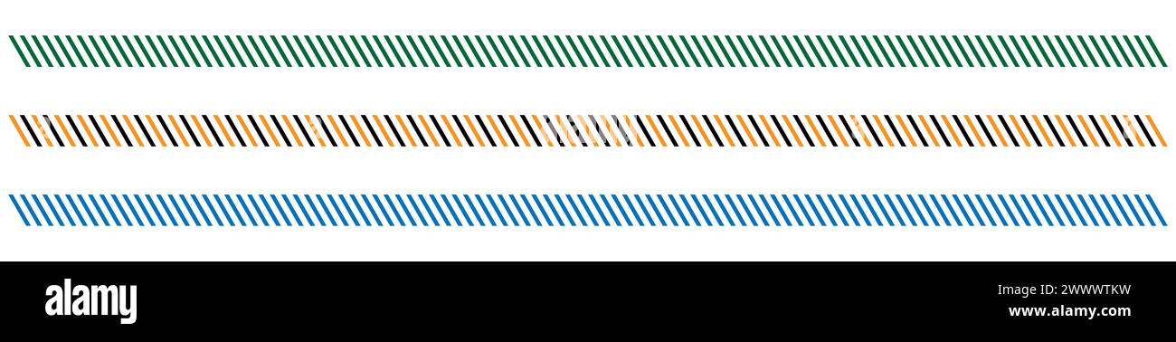 Diagonal parallel lines slash divider tilt strip geometric border ...