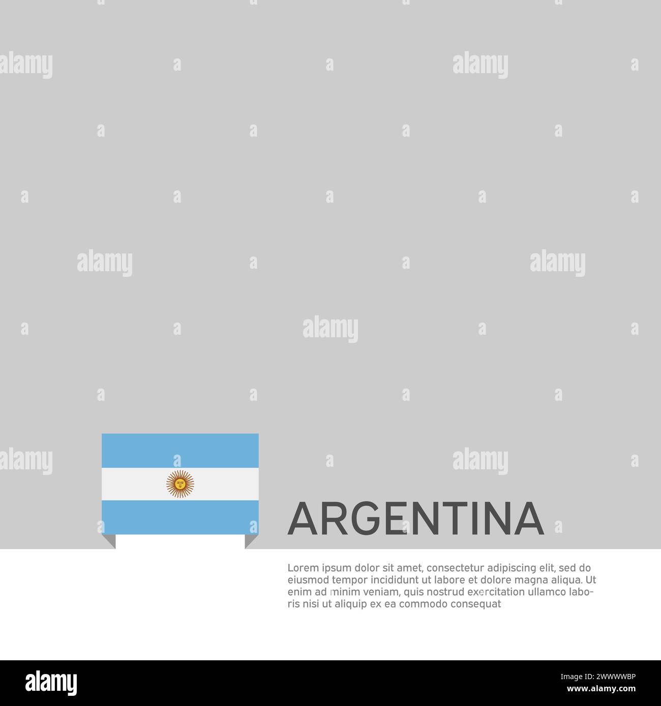 Argentina flag background. State patriotic argentinian banner, cover ...
